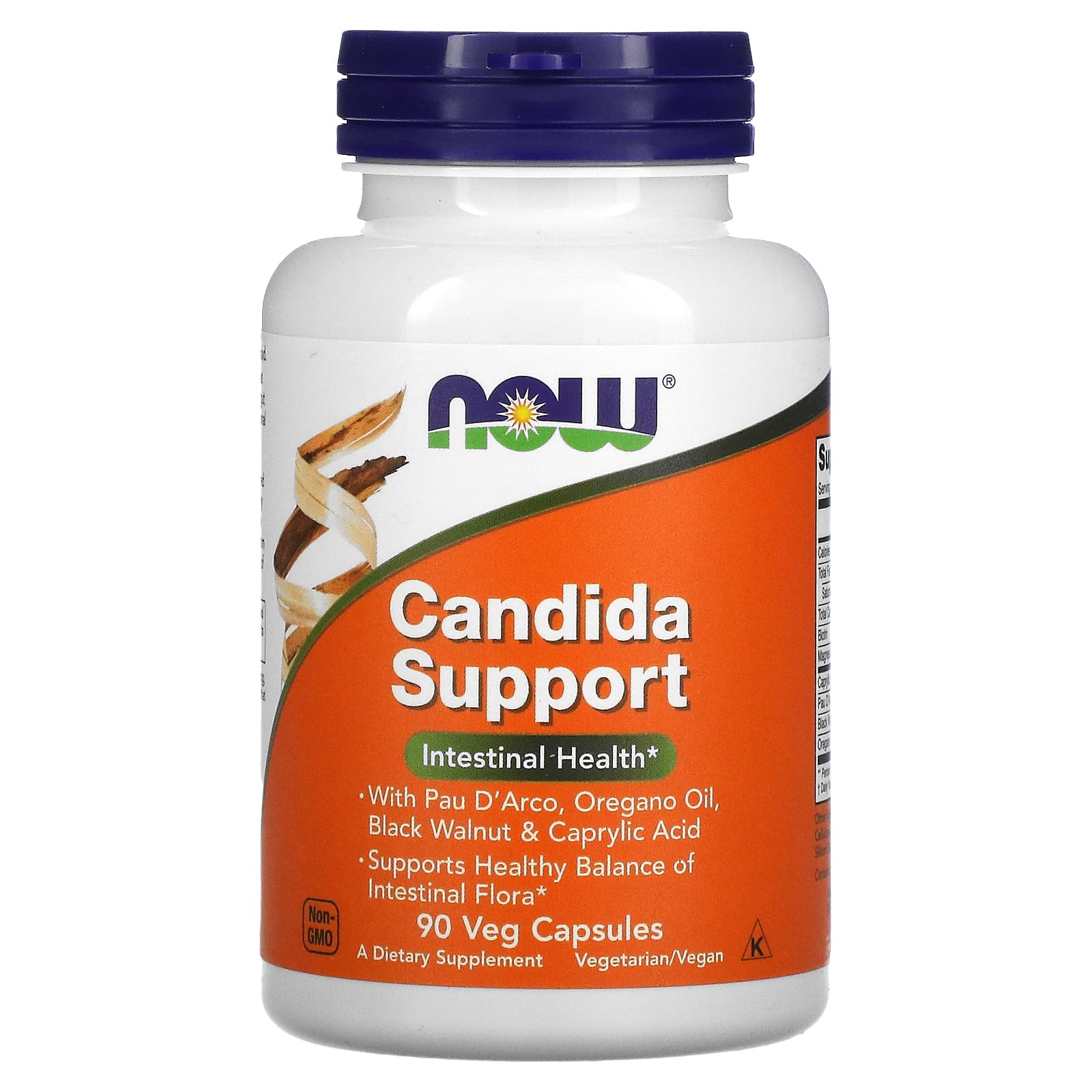 NOW Foods Candida Support - flore intestinale - Candida albicans